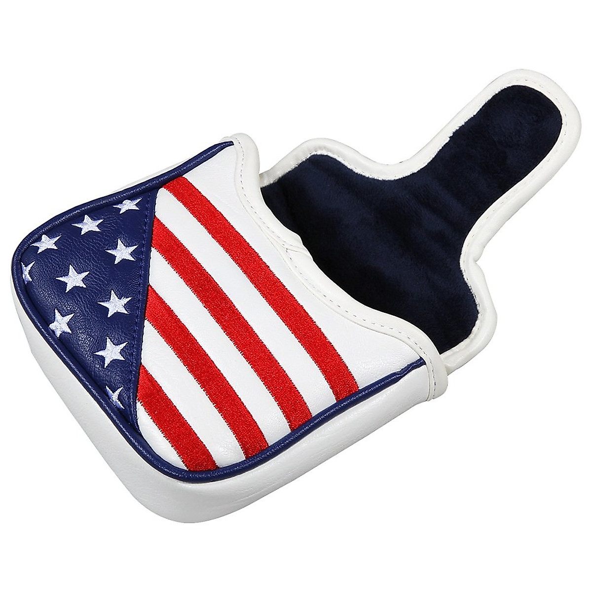 Golf Obsession New USA Large Mallet Putter Headcover with Magnetic Closure for Spider Putter