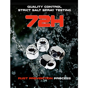 Set of 20 Veritek 12x1.25mm 3/4 Hex 0.95 Inch Chrome OEM Factory Style Acorn Conical Seat Dome Top Lug Nuts for Subaru Factory Wheels