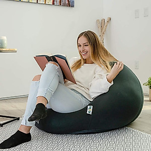 Yogibo Pod X Small Bean Bag Lounger Chair for Adults and Teens with Filling, Soft, Plush, Comfy, Sensory Lounge Beanbag, Washable Cover, Sunset