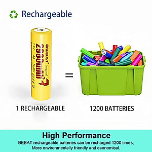 Double AA Battery Rechargeable AA Batteries AA Size 2900mAh Double A Battery 1.2V 2a Batteries High-Capacity Rechargeable Double A Batteries 8 Pack NiMH AA Batteries double a rechargable batteries