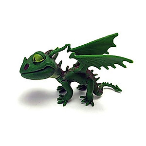 Toysvill Dragons (Set 8 pcs) - Mini Action Figures: Toothless (Night Fury), Deadly Nadder, Gronckle, Hideous Zippleback, Hotburple, Monstrous Nightmare, Terrible Terror