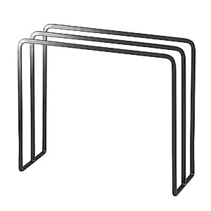 YAMAZAKI Dish Home Dishcloth Hanger | Steel | Towel Holder, One Size, Black