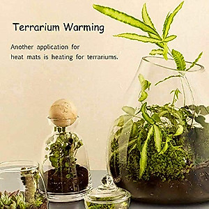 MARVIA Warming Mats for Plants,Heat Mat with Digital Temperature Controller,6 Temperatures 6 Timers,Seeding Heat Mat with LED and Probe, for Plants Seeds Gardening Greenhouse,Waterproof MET 20x10in