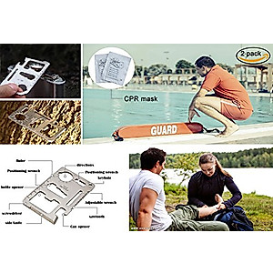 Compact First Aid Kit (228pcs) Designed for Family Emergency Care. Waterproof EVA Case and Bag is Ideal for The Car, Home, Boat, School, Camping, Hiking, Office, Sports. Protect Your Loved Ones. Red