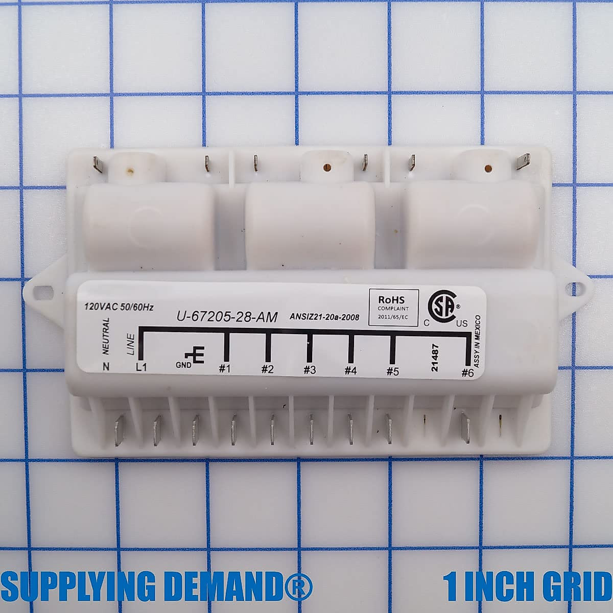 Supplying Demand PA020048 2020963 Gas Range 0+6 Reignition Spark Module Replacement