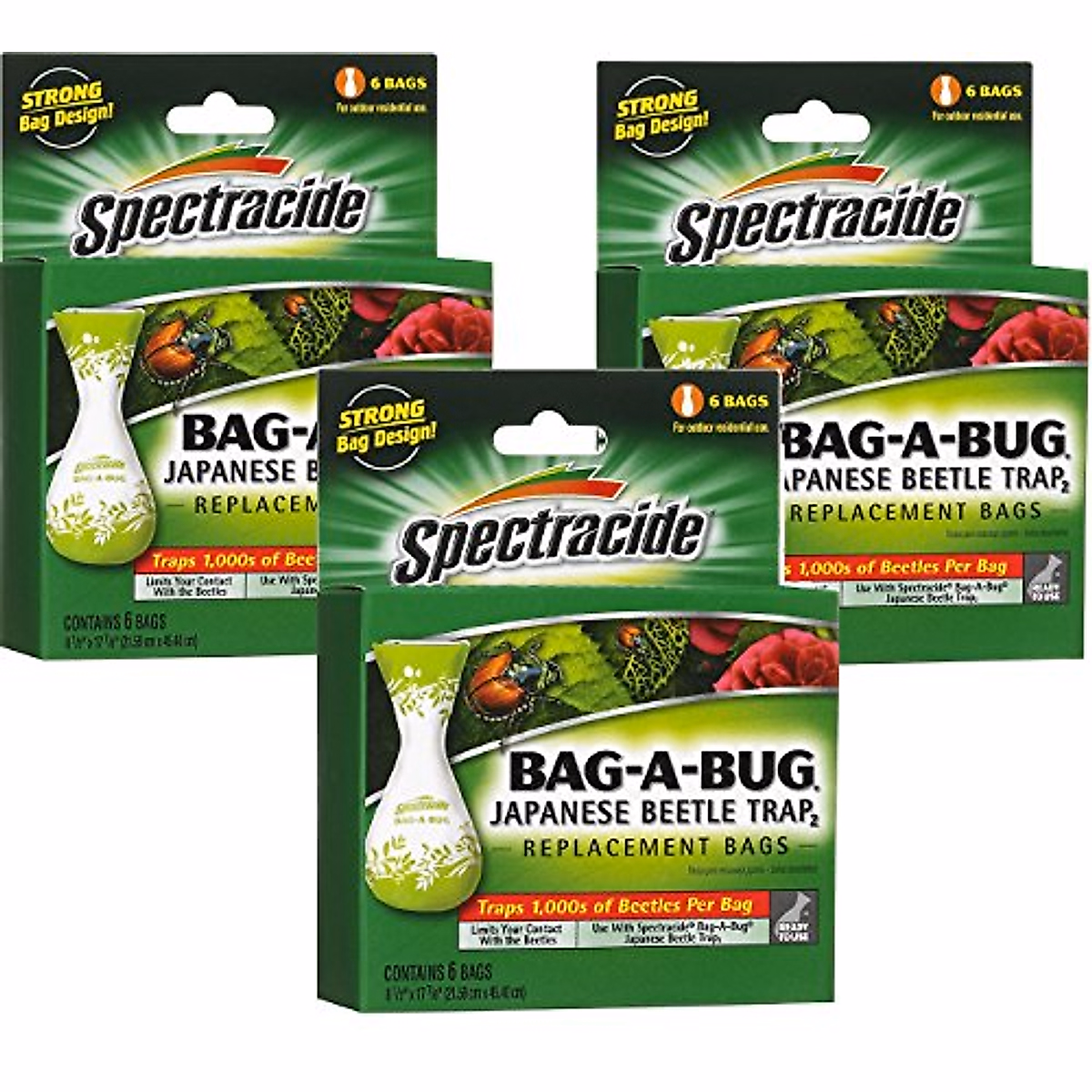 Spectracide Bag-A-Bug Japanese Beetle Trap2 Replacement Bag, 18ct.