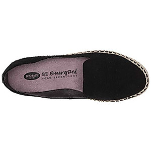 Dr. Scholl's Shoes Women's Find Me Loafer, Black Microfiber, 7.5 M US