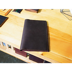 Leather Notepad Holder Legal Junior Notebook Padfolio Holder Business Gift