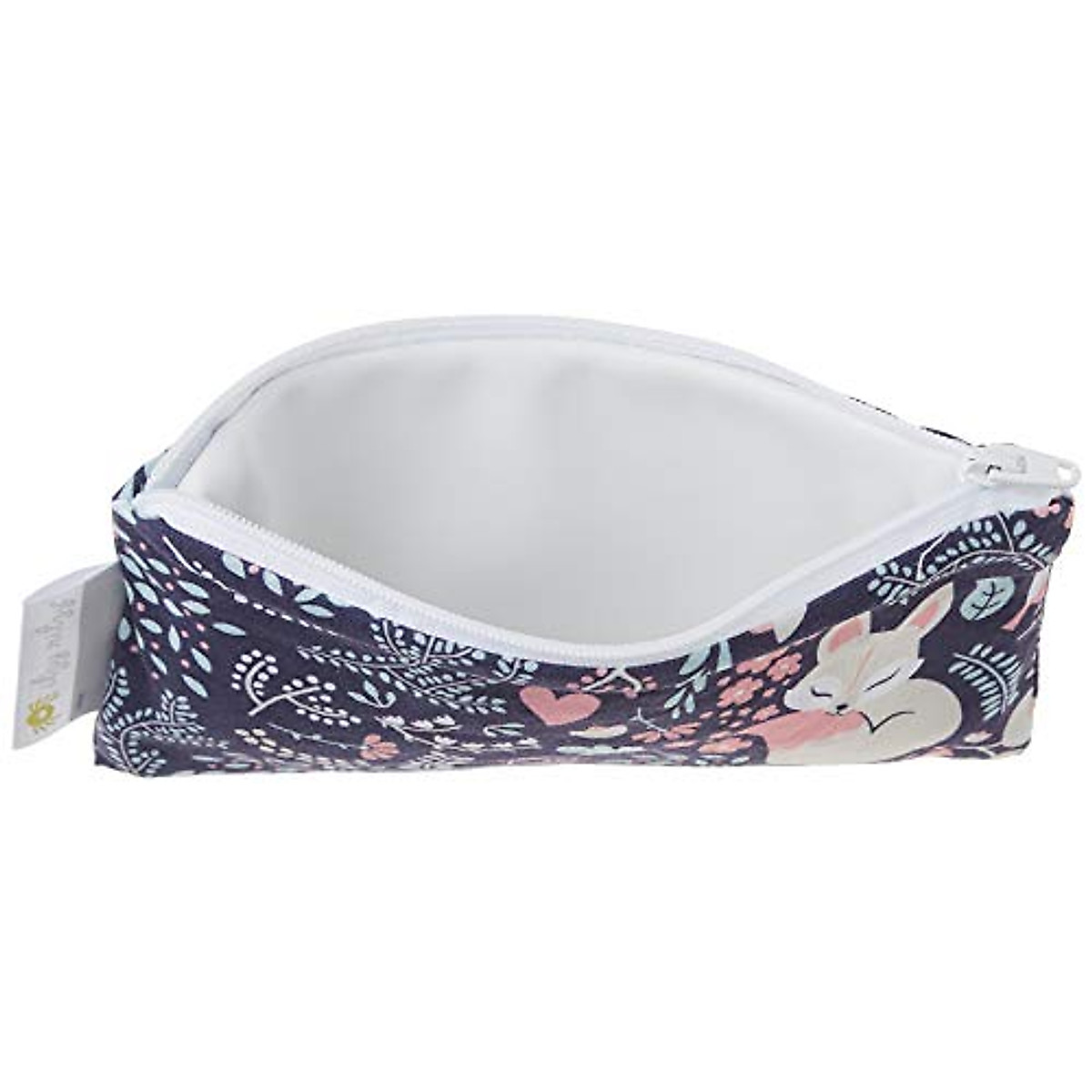 Itzy Ritzy Reusable Mini Snack Bags – 2-Pack of 3.5” x 7” BPA-Free Snack Bags are Food Safe & Washable for Storing Snacks, Pacifiers and Makeup in a Diaper Bag, Purse or Travel Bag, Fox Hollow