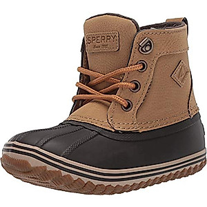 Sperry unisex child Bowline Storm Boot, Tan/Brown, 1 Big Kid US