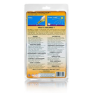 SOLAREZ UV Cure Extreme Resin (3.5 Oz) Heavy Duty Ceramic Fiberglass Filler Sealant Resin ~ DIY, Marine, Sporting Goods, Equipment Maintenance, Housewares, Appliances, Hobbies, Crafts, Camping, Garden