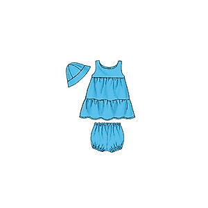 BUTTERICK PATTERNS B5017 Infants' Top, Dress, Panties, Shorts, Pants and Hat