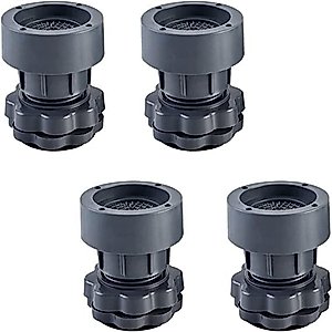 4 Pcs Adjustable Height Washing Machine Support,Shock and Noise Cancelling Washing Machine Support Pads for All Washing Machine Protects Laundry Room Floor