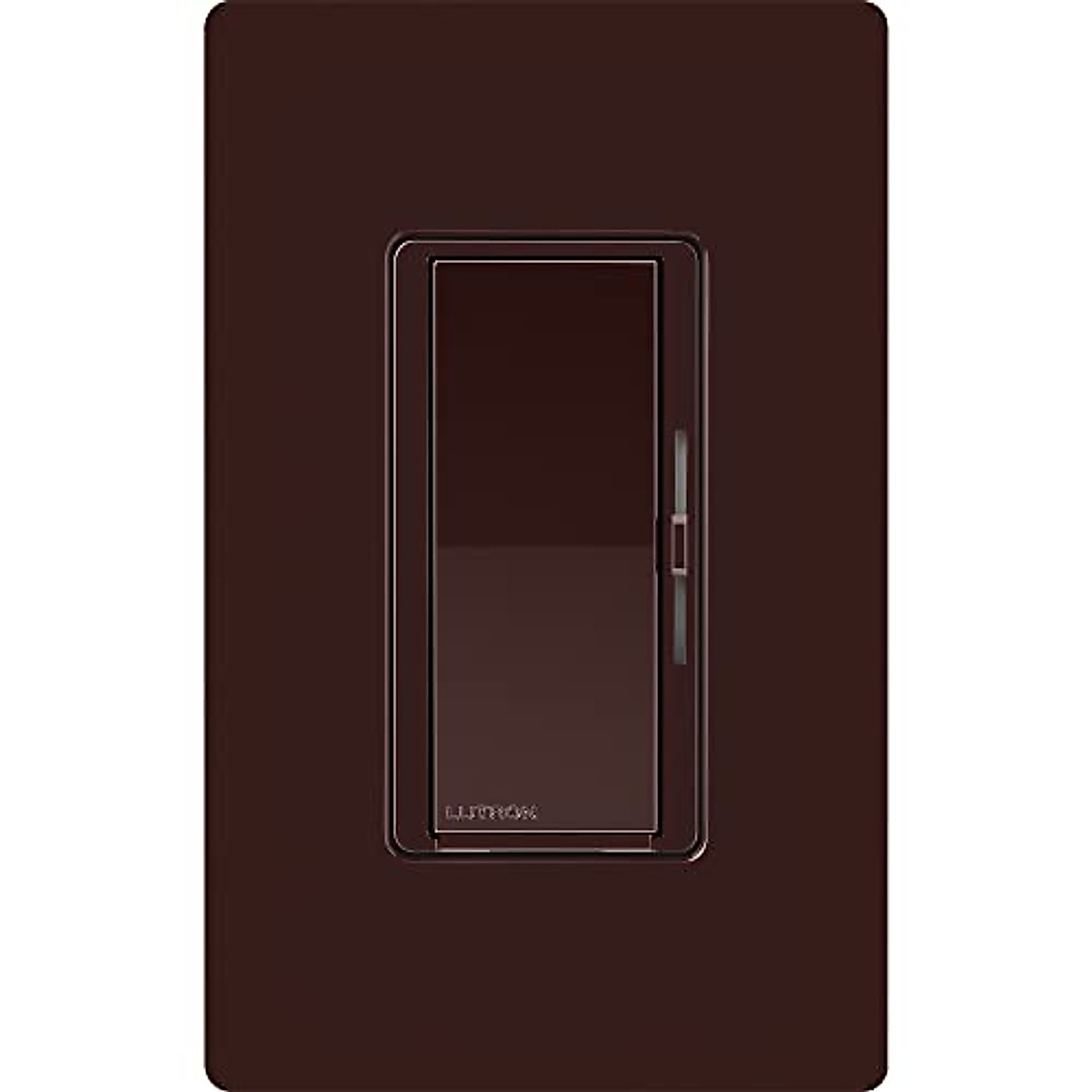 Lutron Diva Smart Dimmer Switch for Caseta Smart Lighting (Lutron Smart Hub Required), for LED Lights, 150 Watt, Single-Pole/3Way, No Neutral Required, DVRF-6L-BR, Brown