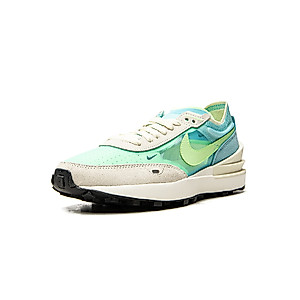 Nike Womens WMNS Waffle One DC2533 401 Bleached Aqua/Lime - Size 6W