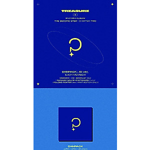 TREASURE THE SECOND STEP : CHAPTER TWO Digipack CD+Booklet+Selfe photocard+Tracking (10 Version SET)