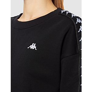 Kappa Janka Sweatshirt 310021-19-4006, Womens, Caviar, M Black