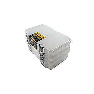 Plano ProLatch 3650 Stowaway Tackle Box | 4-Pack, Clear