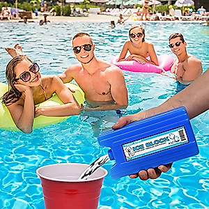 GoPong Hidden Alcohol Flasks, 2 Secret Booze Bottle Liquor Containers for Cruises, Concerts, Dorms and Games | Choose Between Sunscreen and Ice Packs