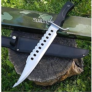 Snake Eye Tactical Fix Blade Rambo Style Survival Hunting Knife
