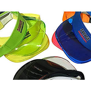 CLAPE Runner Cap Plastic Sun Visors Travel Clear Tennis Beach Hat for Men and Women