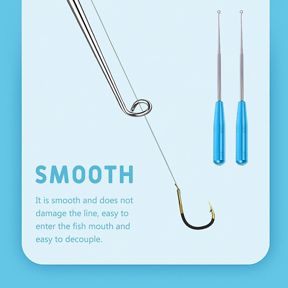 2pcs Decoupler Hook Remover Fishing Equipment Fishing Accessories Hook Removal Tool Fishing Fish Hook Detacher Fishing Gear Fishing Hook Quick Removal Device