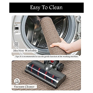 COCOER 2 PCS Kitchen-Rugs Washable, Non-Slip Kitchen-Mat for Floor, Absorbent Neutral Kitchen Rugs and Mats in Front of The Sink