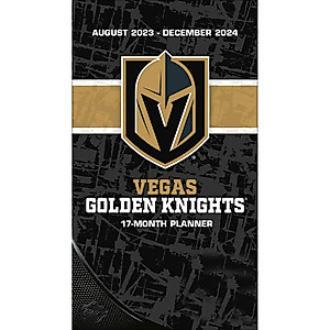 TURNER SPORTS Vegas Golden Knights 2023-24 17-Month Pocket Planner (24998890607)