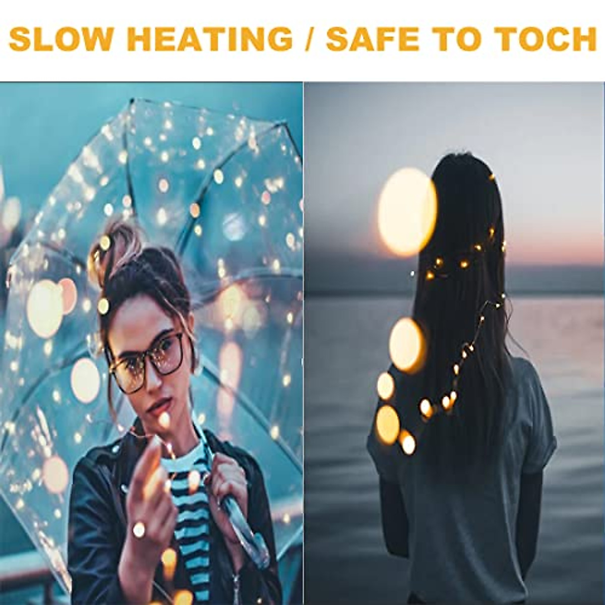 Cosumina 2 Pack 33Ft 10M Battery Powered Fairy Lights Indoor String Light Twinkle Lights with Remote for Wedding Garden Party Decorative Lighting Christmas Light Decoration Warm White