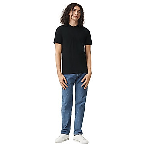 American Apparel Fine Jersey T-Shirt, Style G2001, Multipack, Black (2-Pack), X-Small
