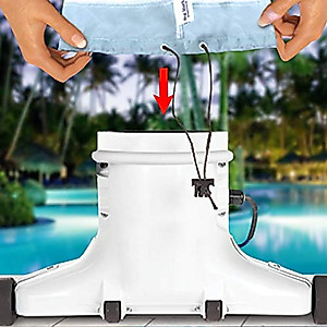 Endless Patio Pool Debris Cleaning Vacuum Replacement Nylon Bag 15" X 24.5" Set of 2 Leaf Pool Cleaner 100 Micron Fine Mesh Bag Cleans Leaves Dirt for Pools and Spas