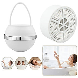 8-Level Filter Bath Ball Filter Replacement for Tub, Bathtub Water Filter, Hanging Shower Filter Removes Pollutants, Improve Water Quality to Reduces Dry Itchy Skin, Dandruff and Purifies Bath Water