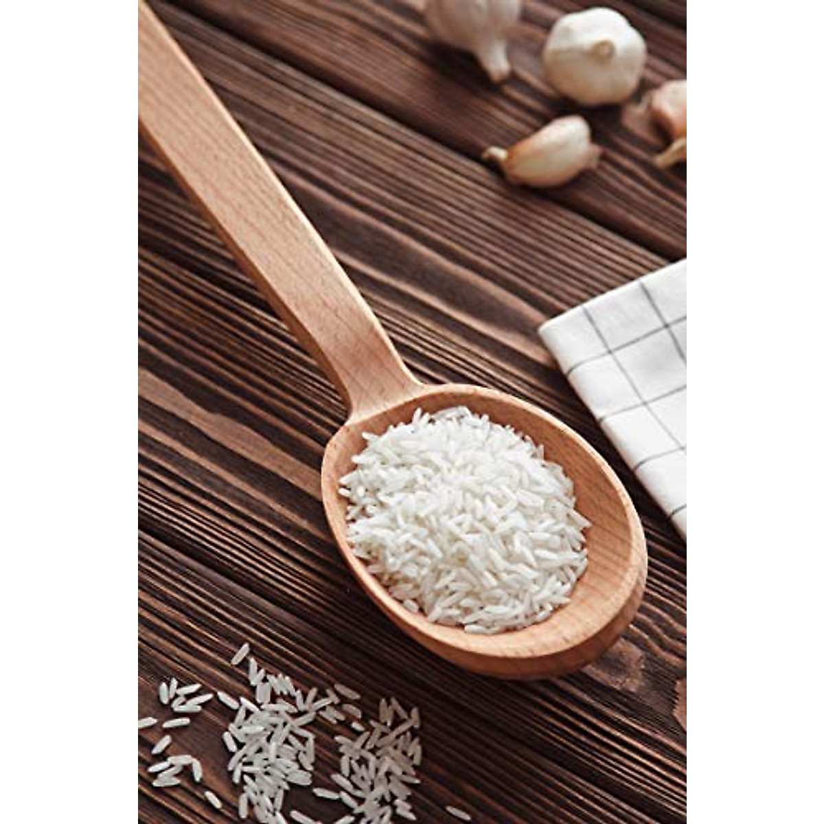 ECOSALL Heavy Duty Large Wooden Spoon 18-inch, Long Handle Cooking Spoon With a Scoop. Nonstick Big Spoon for Stirring, Mixing Cajun Crawfish Boil, Wall Décor. Super Strong Sturdy Giant Hardwood Spoon