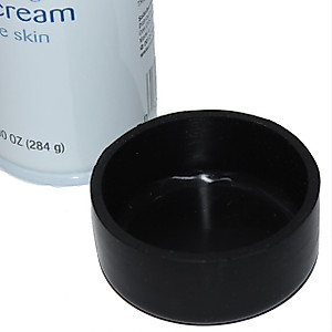 Rust-O-Less | Stops Shaving Cream Can Rust | Black | Regular-Gel Sized