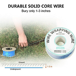 Electric Dog Fence, Waterproof and Battery-Operated Training Collar, Above Ground & Underground Dog Fence Containment System, Suitable for Small, Medium, Large Dogs,for1dog