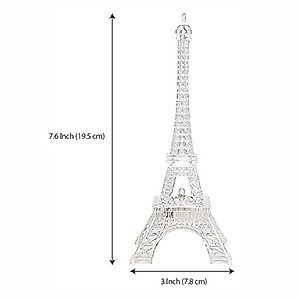 Colorful Eiffel Tower Lighting Desk Bedroom Decoration LED Lamp (7.6 Inch)