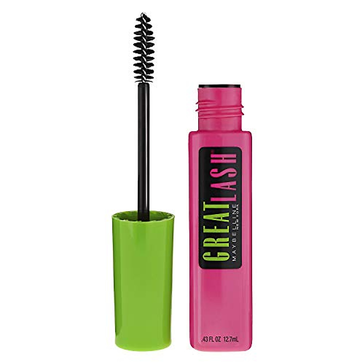 Maybelline New York Makeup Great Lash Waterproof Mascara, Brownish Black Waterproof Mascara, 0.43 fl oz
