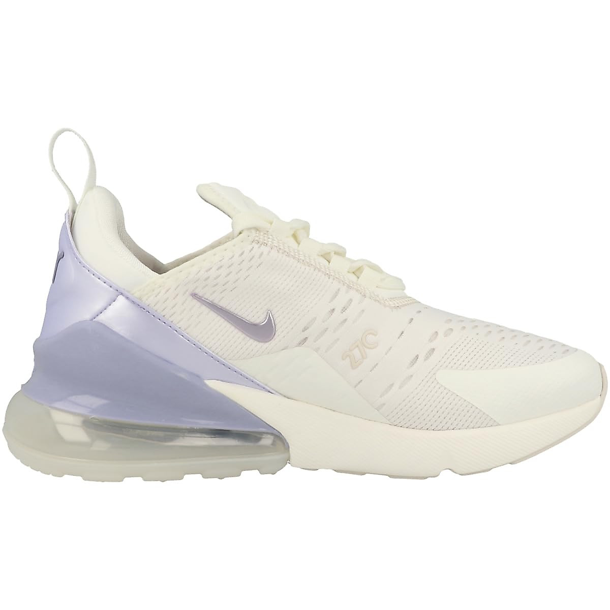 Nike Women's Air Max 270 Sail/Oxygen Purple-Phantom (FB2934 100) - 7