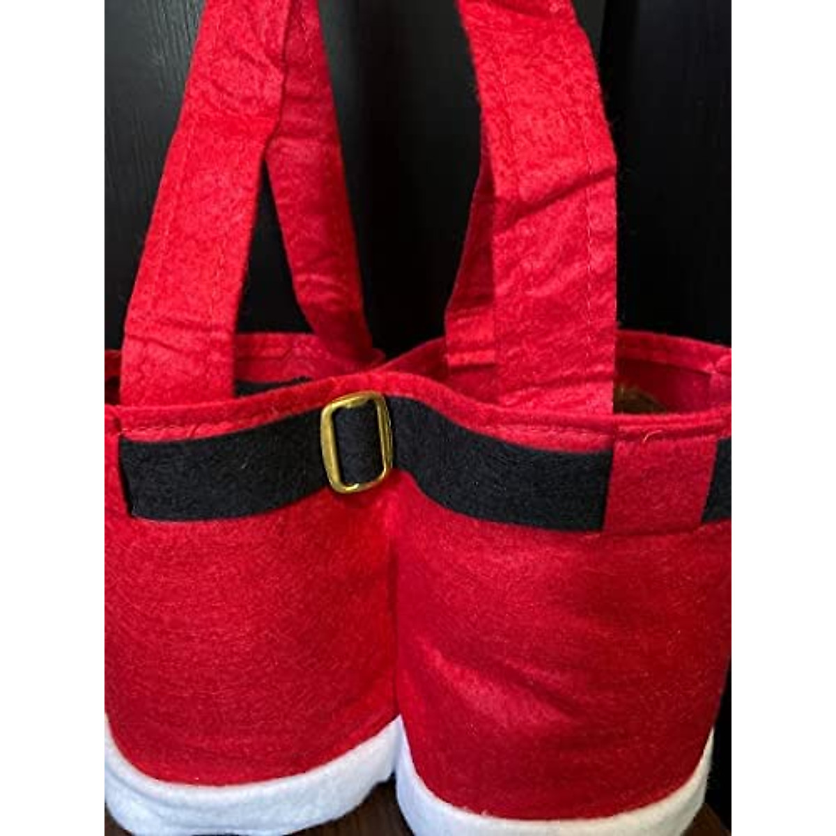 Christmas Decorations Gift Bags – Decorations for Bottles, Festive Bags Sweater Party Table decor - Santa Outfit Design, Christmas Tableware, Silverware Holders, Wine Bottle Bags, Candy Pouch Bag, Knife Spoon Fork Bag, Mini Christmas Stockings for Xmas Gi