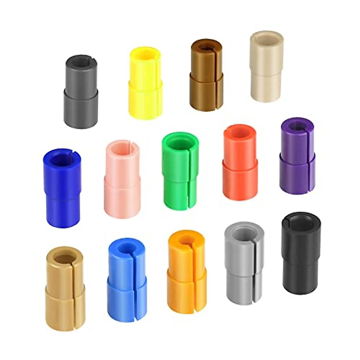 SPPQ 14 Packs Pen Adapter Set Compatible with Cricut (Explore Air, Explore Air 2, Air 3, and Maker,Maker 3), Pen Holder Compatible with (Sharpie/Bic/Crayola/Sakura/Pilot/Pentel)