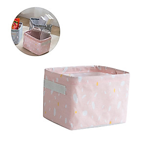 Alipis Desktop Storage Container Cotton Storage Basket 1pc Laundry Storage Container Cloth Storage Basket Sundries Storage Basket Desktop Clothes Cosmetics Storage Basket