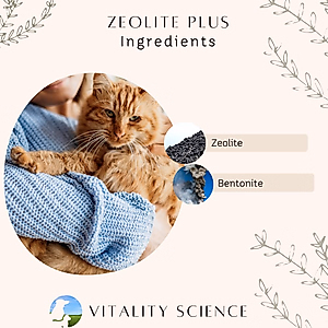 Vitality Science Zeolite Plus for Dogs | Immune Support | Balances pH | Supports Energy Processes (450gms)