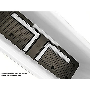 Apollo Exports International 24" Adjustable Railing Planter, White