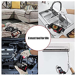 3.9MM Inspection Camera, IP67 Waterproof with 6 LEDs, Snake Flexible Cable, 4.3inch Screen, 2600mAh, Flashlight, Sturdy Case, Auto Zoom(10M/32.8FT Cable)