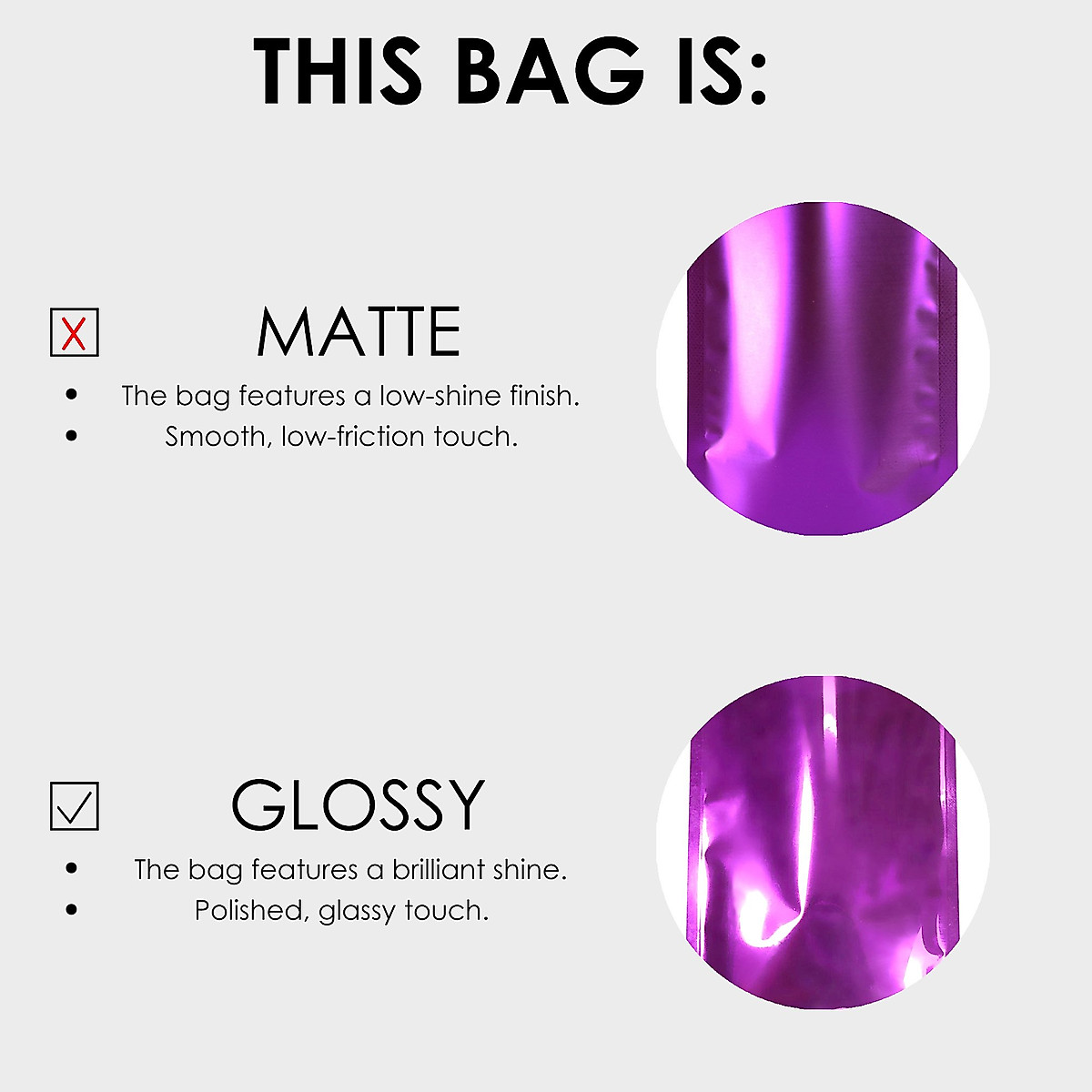 100x Premium Gold Mylar Foil Open Top Food Snack Storage Bags (10cm x 15cm)