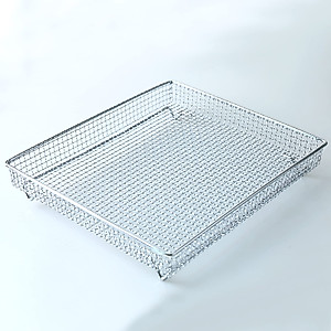 Stainless Steel Baking Tray Pan and Air Fryer Basket (Basket)