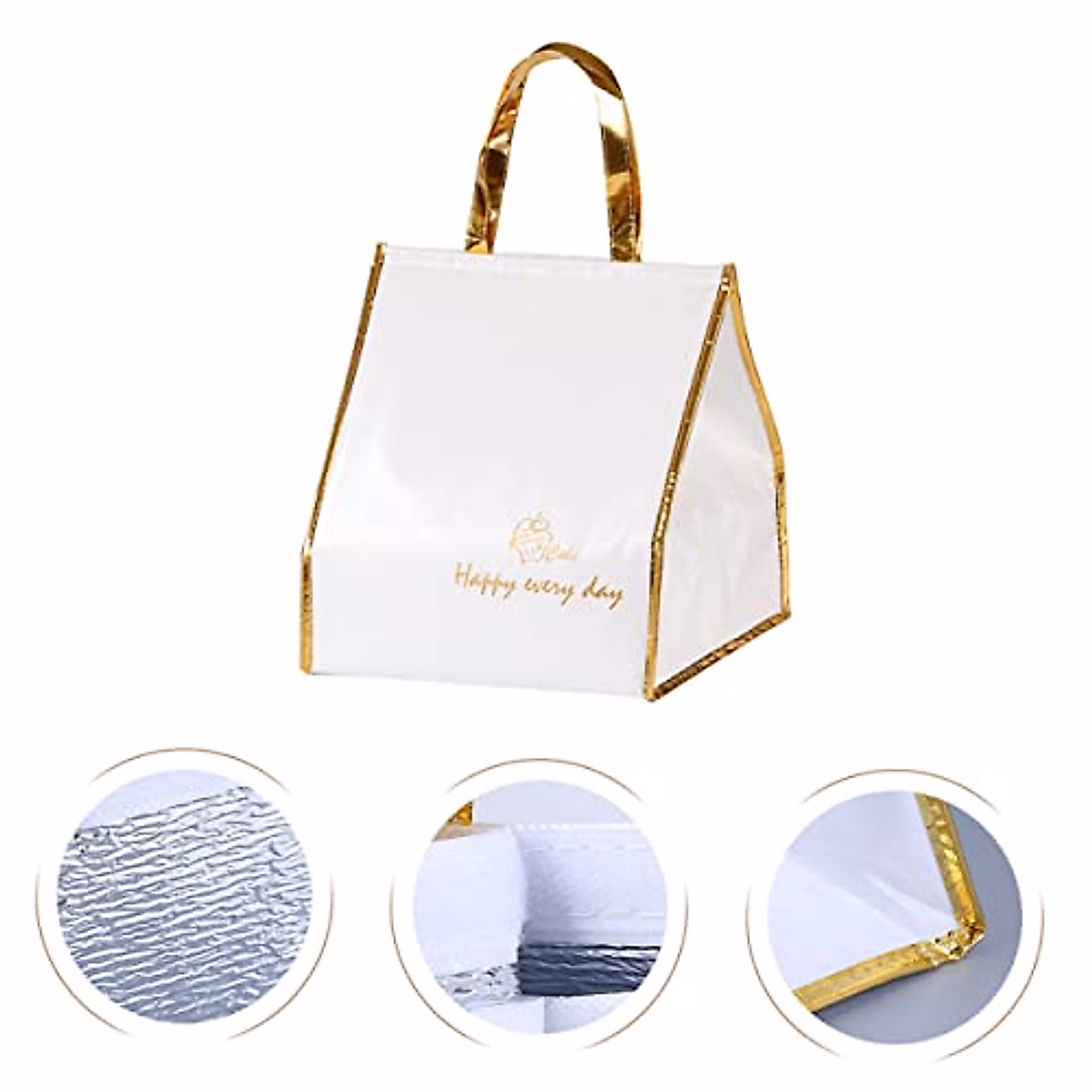 Baluue Packing Cold Insulation Portable Canvas Tote Catering Cake Bag Grocery Bags Reusable Shopping Bags Plastic Cooler Plastic Lunch Box Plastic Bag Delivery Bag Heat Insulated Bag