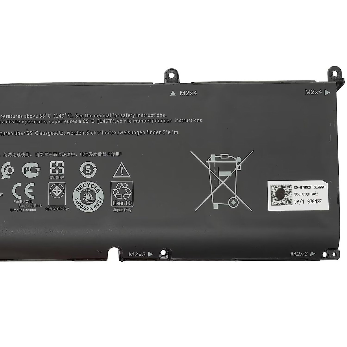 IZKROR 69KF2 86Wh Battery Replacement for Dell Alienware M15 R3 M15 R4 M15 R5 M15 R6 M15 R7 M17 R3 M17 R4 Precision 5550 5560 XPS 15 9500 9510 Inspiron 7510 7610 Vostro 7510 7620 Series 8FCTC 70N2F