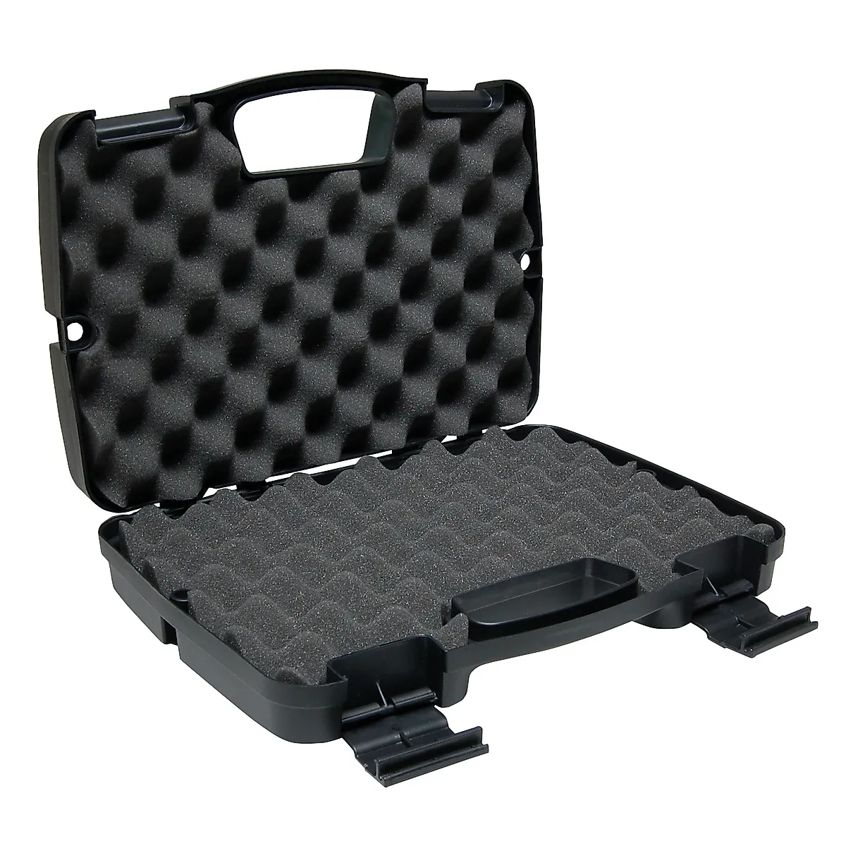 Plano Gun Guard SE Series Single Scoped Pistol Case with Padlock Tabs and Protective Foam Padding, Black & Flambeau Outdoors 1011 Safe Shot 10" Pistol Pack Case, Portable Firearm Storage Accessory