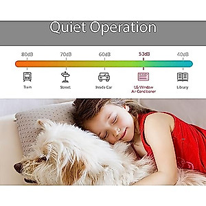 LG 12,000 BTU Window Air Conditioner, 115V, Cools 550 Sq.Ft. for Bedroom, Living Room, Apartment, Quiet Operation, Electronic Control with Remote, 3 Cooling & Fan Speeds, Auto Restart, White